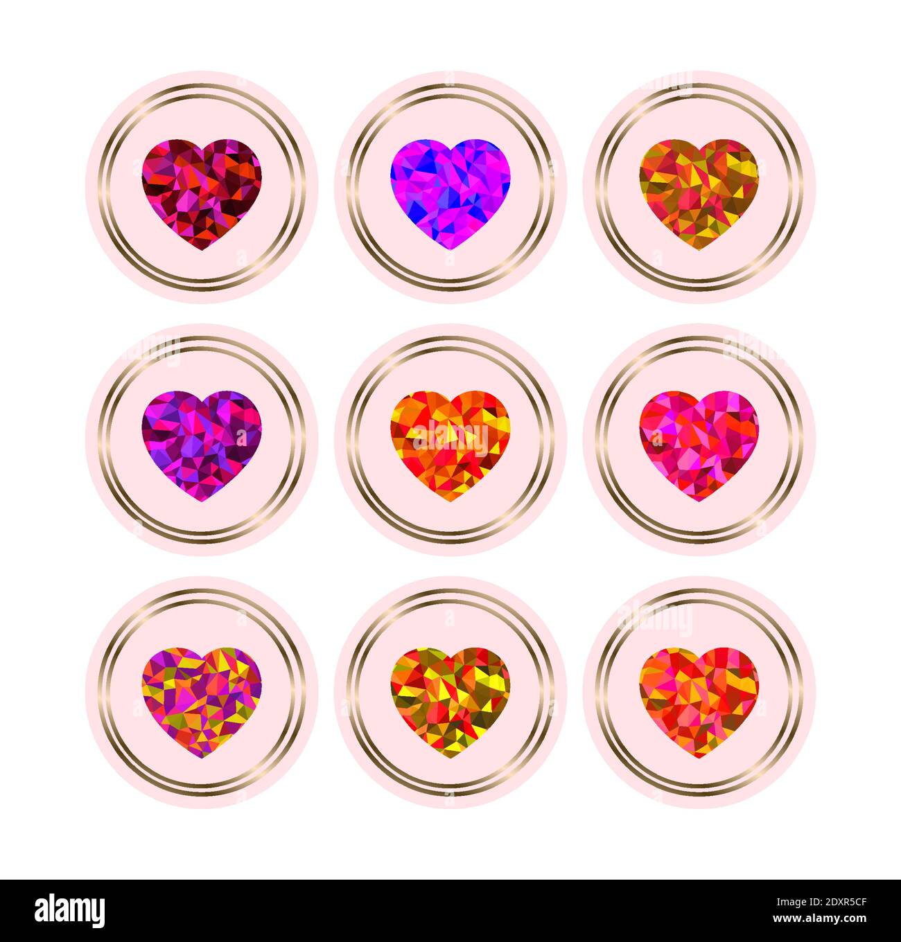 Icon for heart theme Cut Out Stock Images & Pictures - Alamy