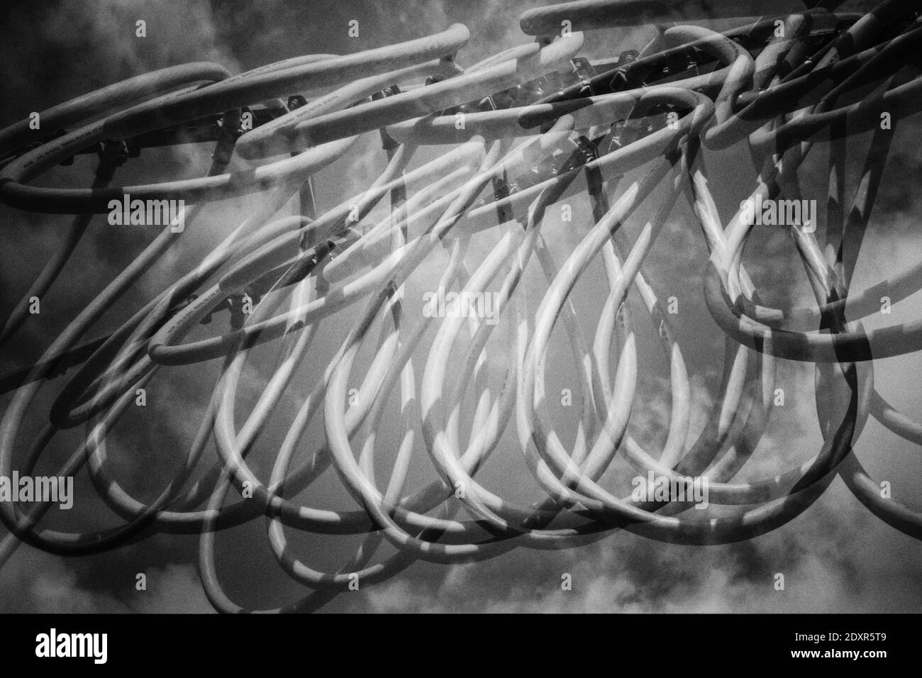 Electrical wire connection Black and White Stock Photos & Images - Alamy