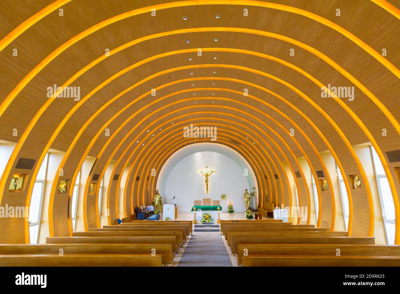 The San Pedro Calungsod Chapel at a mall in Taguig City, Philippines ...