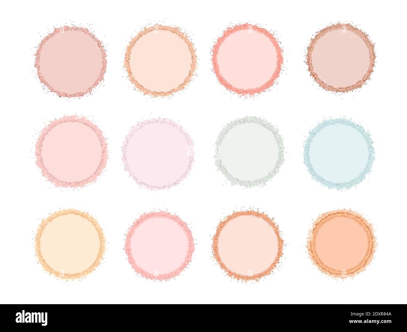 Icons grunge splash splatter shape pastel Stock Vector Image & Art - Alamy