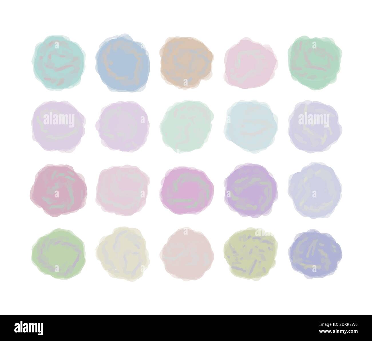 Icons grunge splash splatter shape pastel splatter Stock Vector Image ...