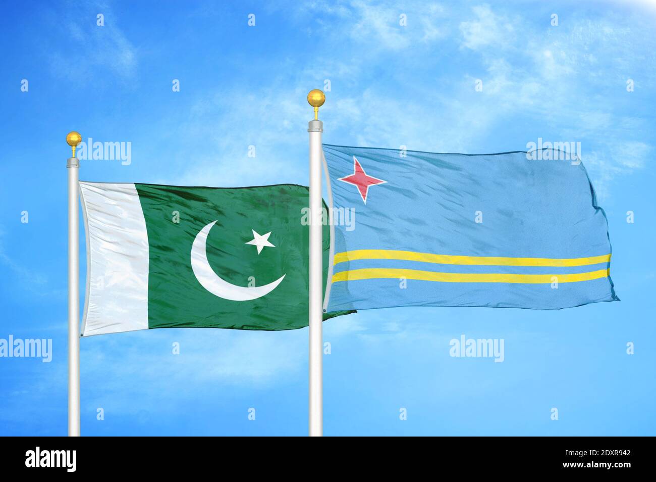 Pakistan aruba flag hi-res stock photography and images - Alamy