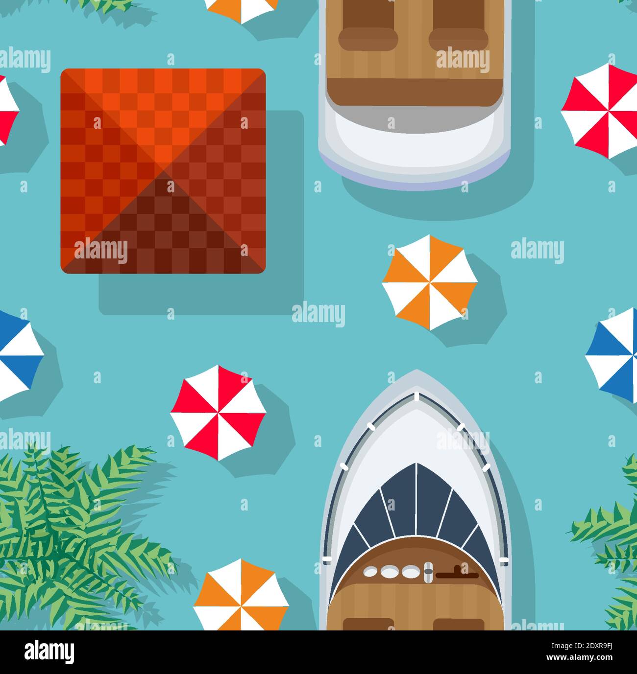 Waves on top Stock Vector Images - Alamy