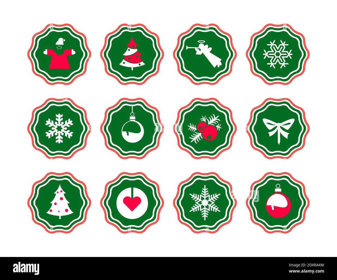 Christmas stories icons story of Xmas Stock Vector Image & Art - Alamy
