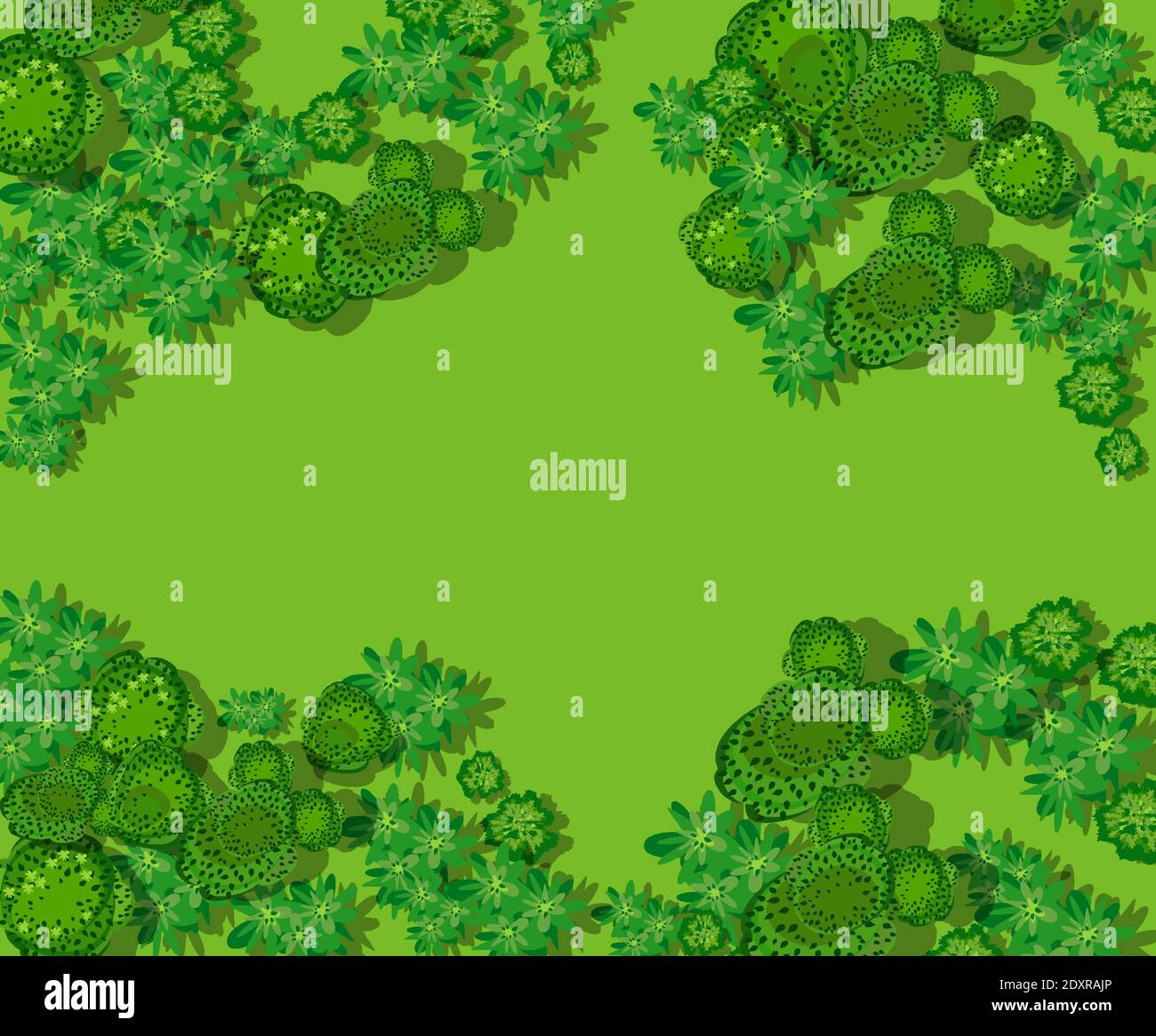 Aerial view natural forest Stock Vector Images - Alamy