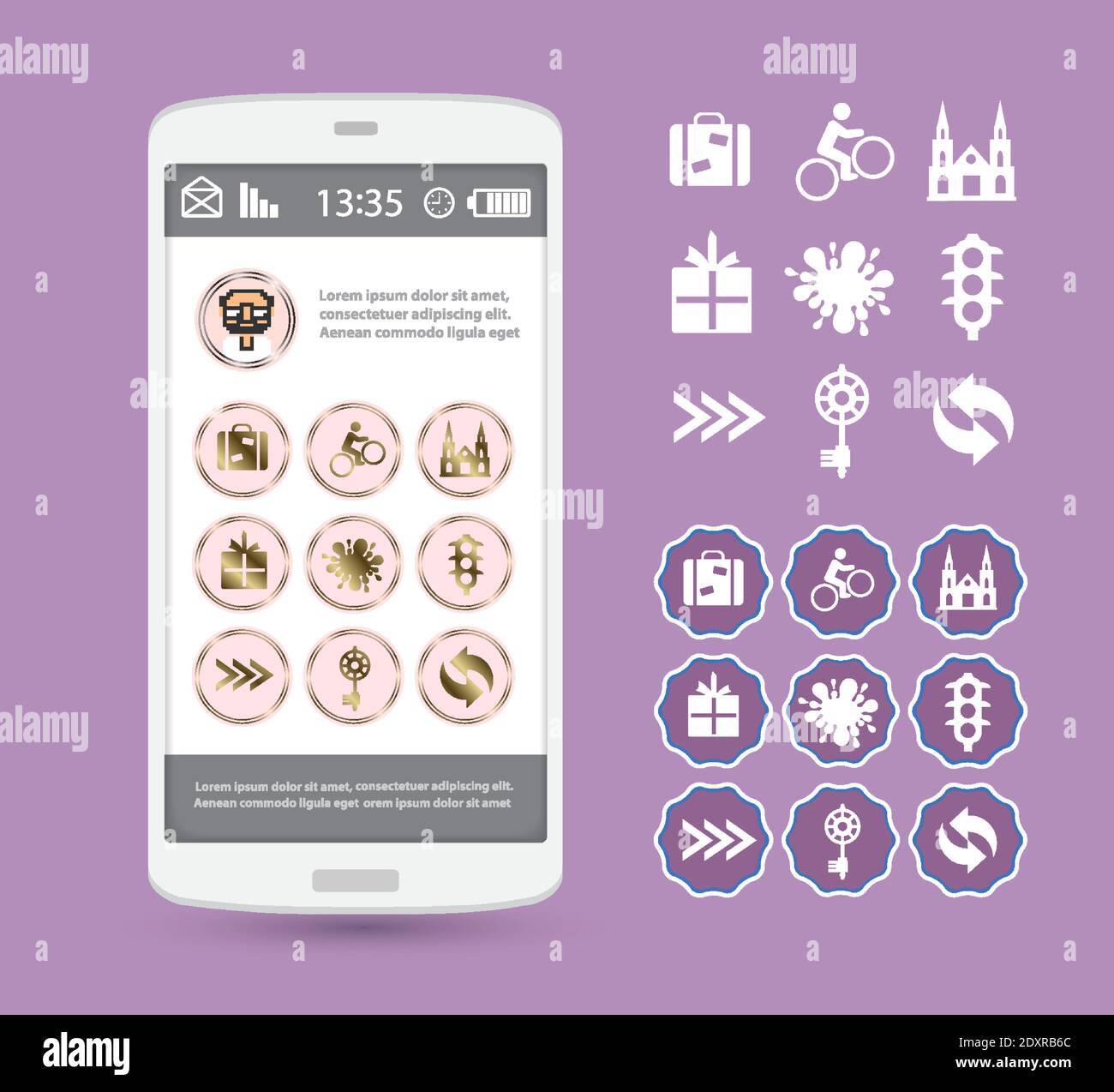 Web story Stock Vector Images - Alamy