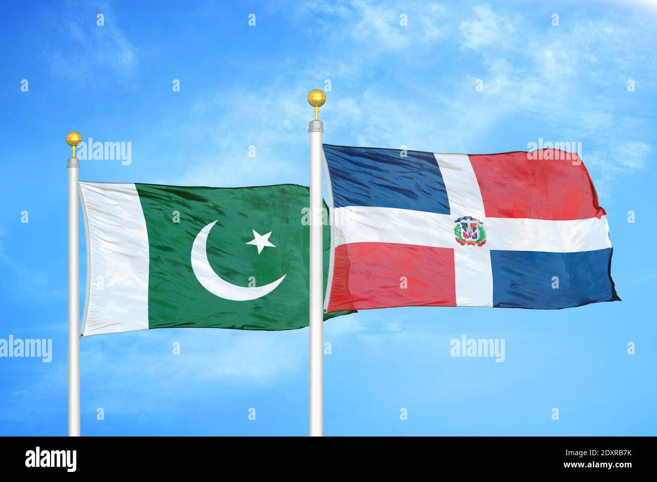 Dominican republic pakistan flag hi-res stock photography and images ...