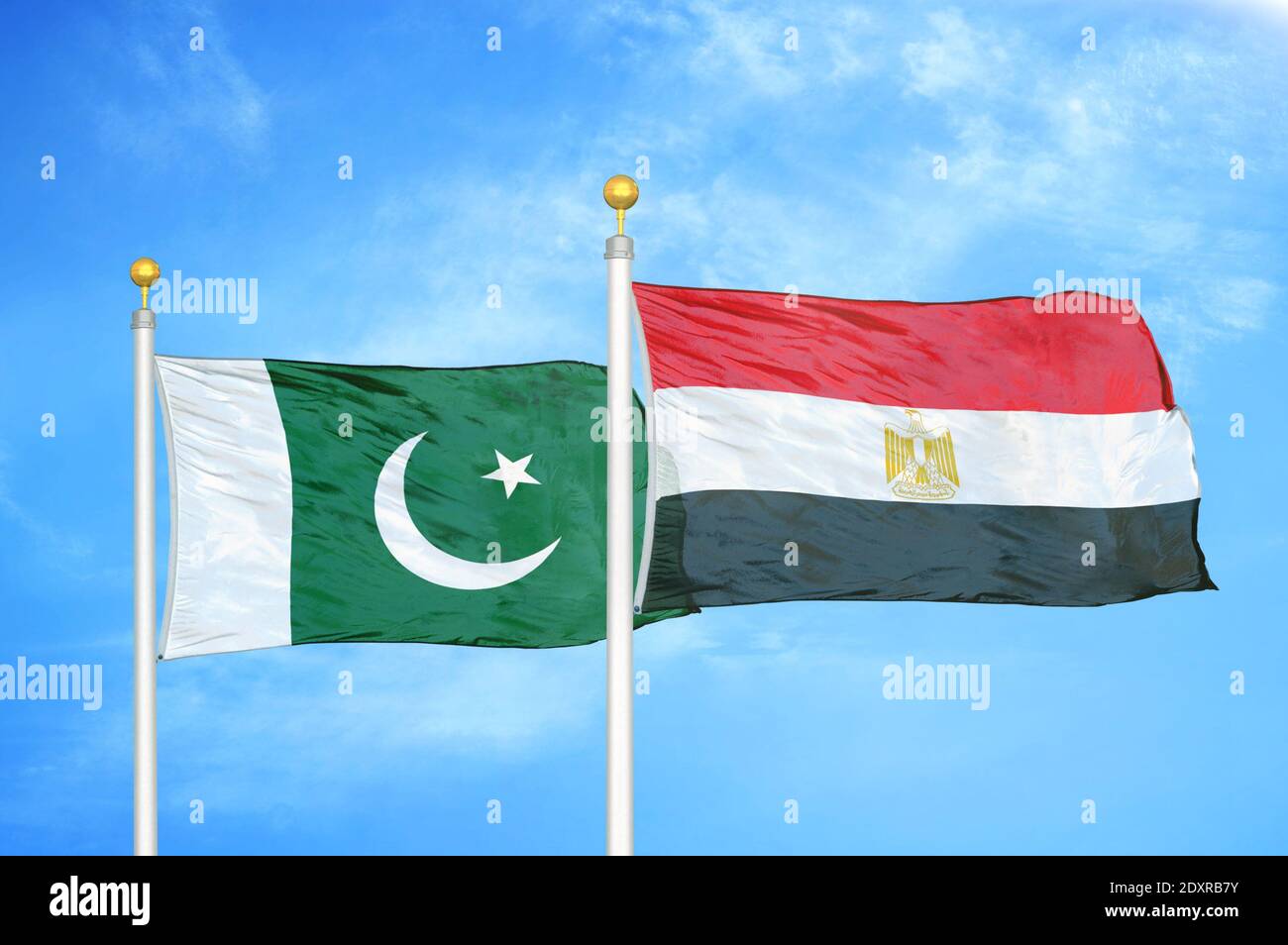 Egypt pakistan flag hi-res stock photography and images - Alamy