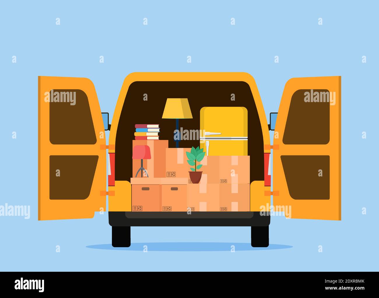 Truck for transportation of goods Stock Vector Image & Art - Alamy