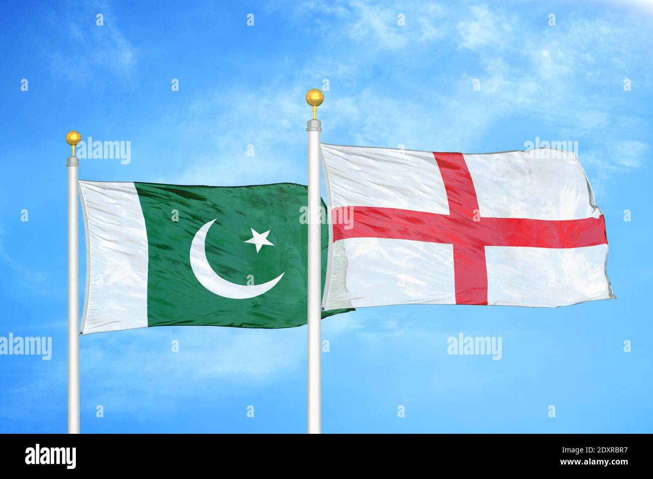 Pakistan england flag hi-res stock photography and images - Alamy