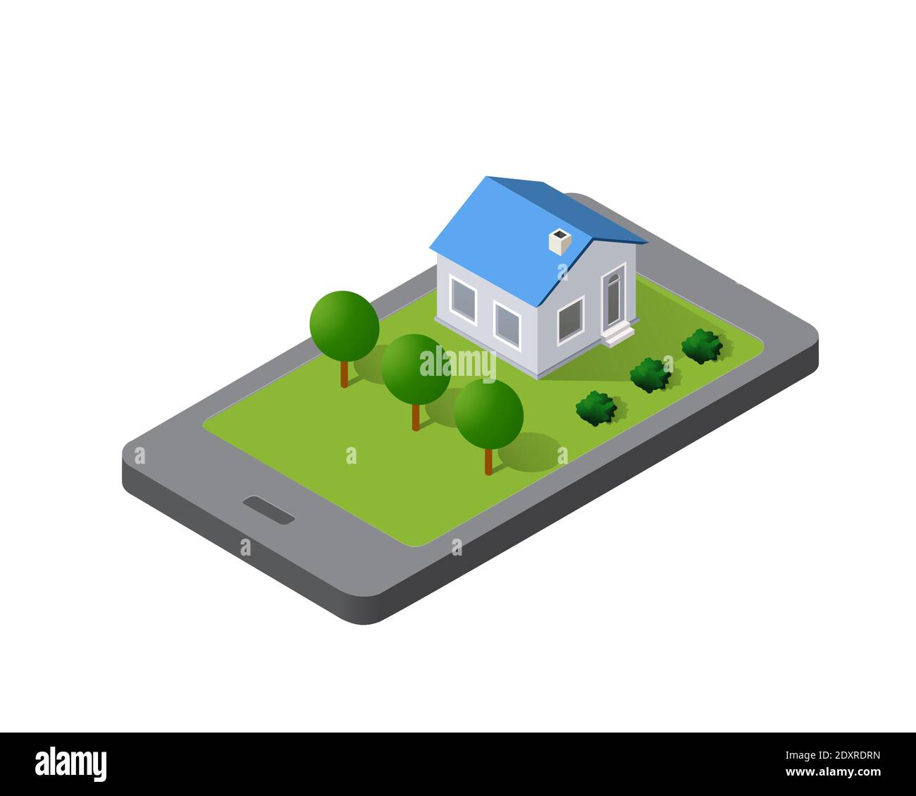 Phone skyline Stock Vector Images - Alamy