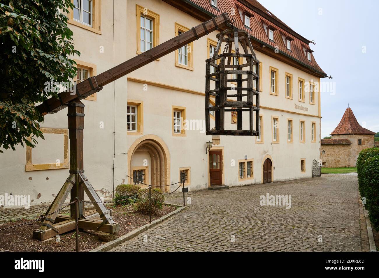 Medieval crime museum in old town of Rothenburg ob der Tauber, Bavaria ...