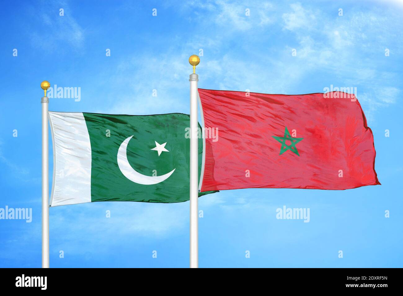 Morocco pakistan flag hi-res stock photography and images - Alamy