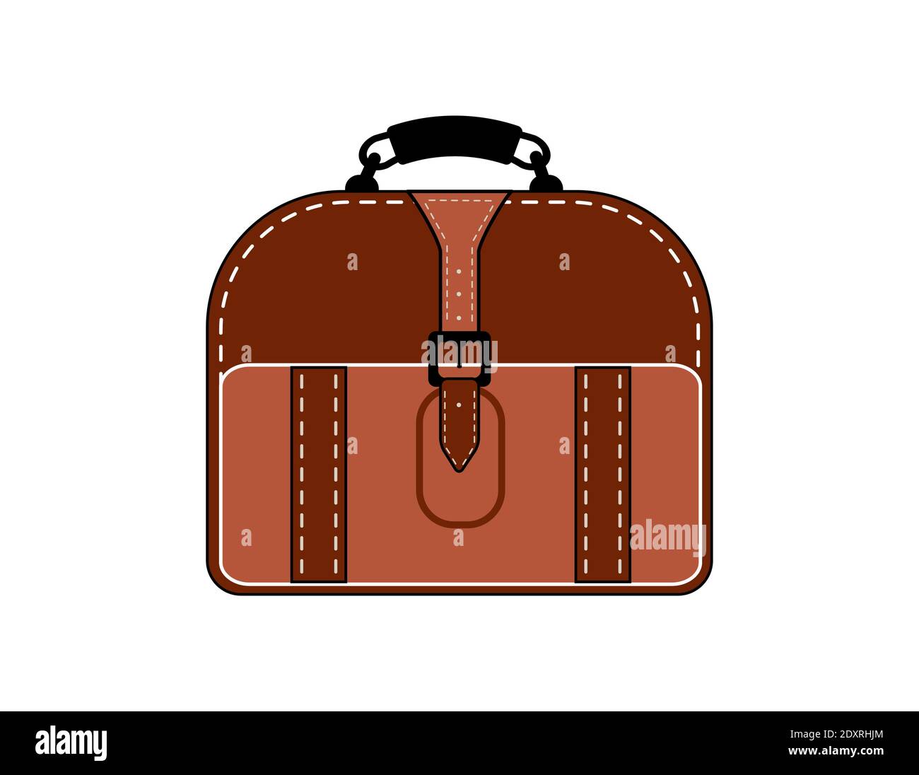 Old vintage luggage bag Stock Vector Images - Alamy