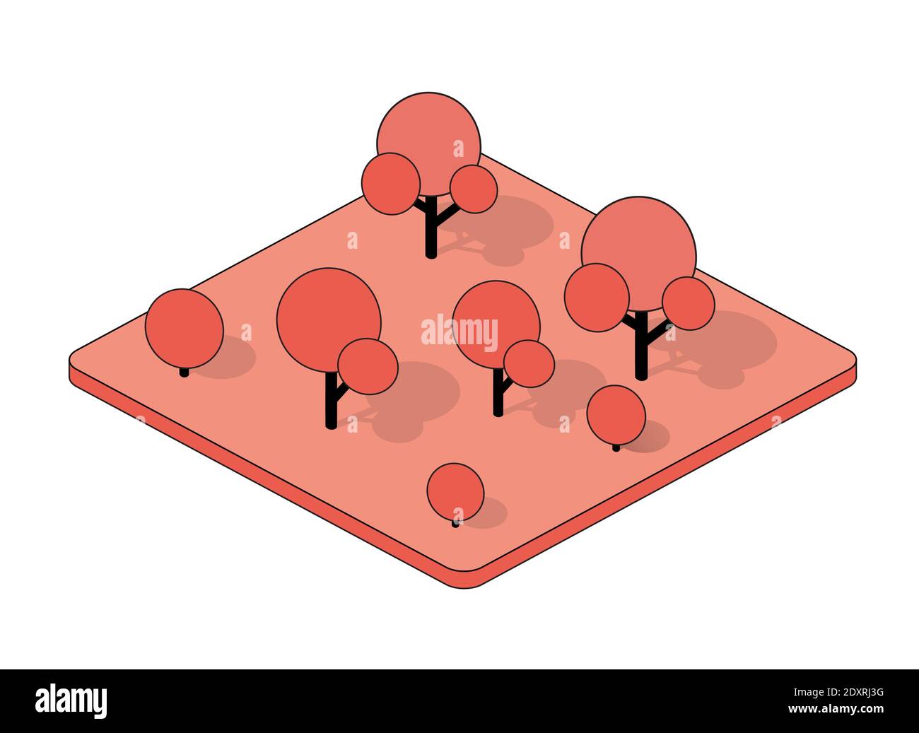 Isometric 3d block module of the district part Stock Vector Image & Art ...