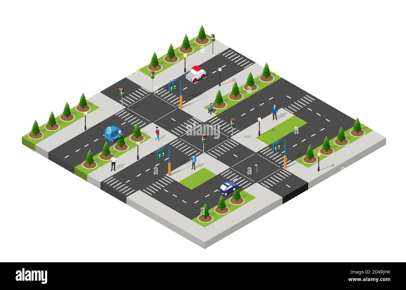 Urban infrastructure object Cut Out Stock Images & Pictures - Alamy