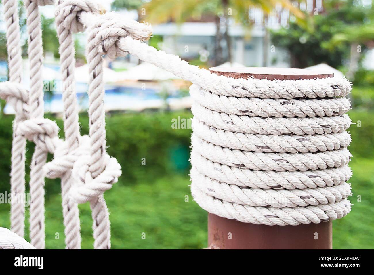 Rope Wrapped Around Pole High Resolution Stock Photography and Images ...