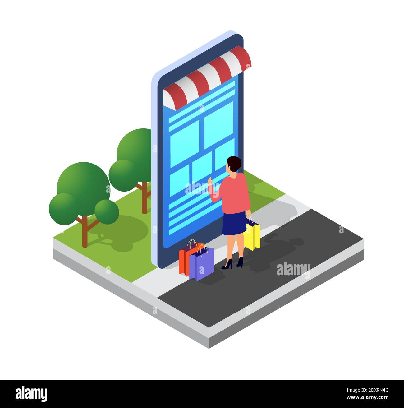 Internet web purchase Stock Vector Images - Alamy