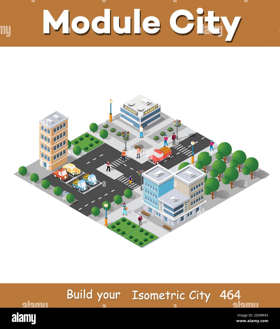 Urban industrial isometric 3d architectural flat plan Stock Vector ...