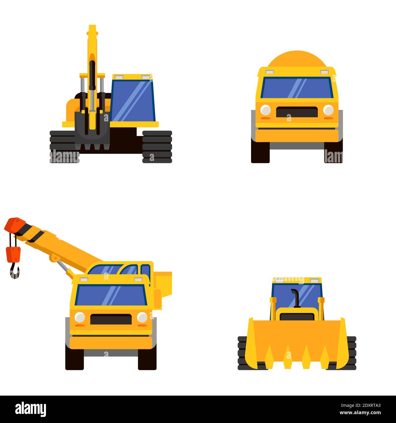 Different types vehicles illustration Stock Vector Images - Alamy