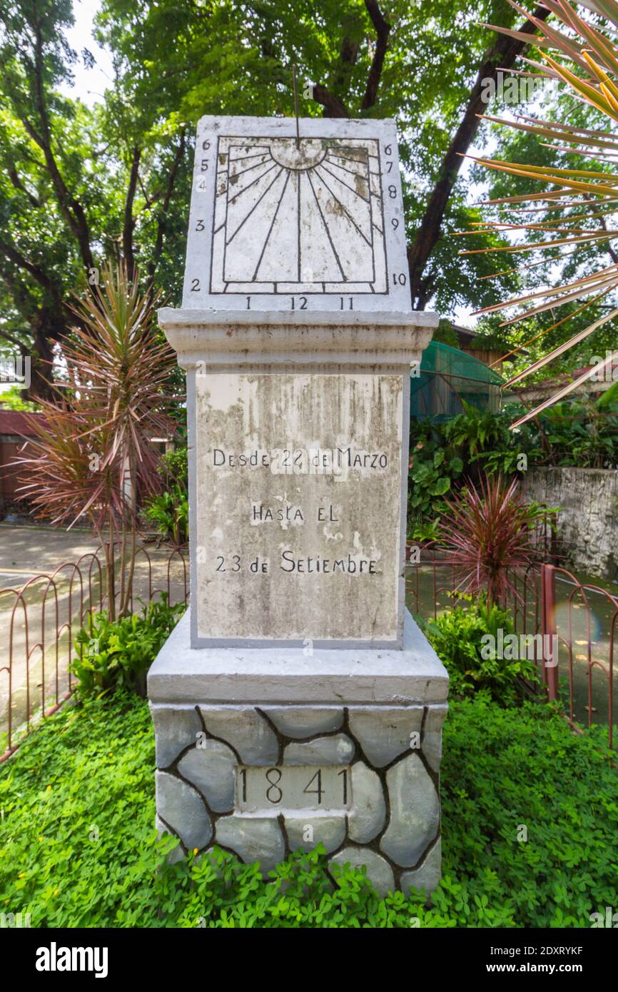 The old sundial of Tagudin in Ilocos, Philippines Stock Photo - Alamy
