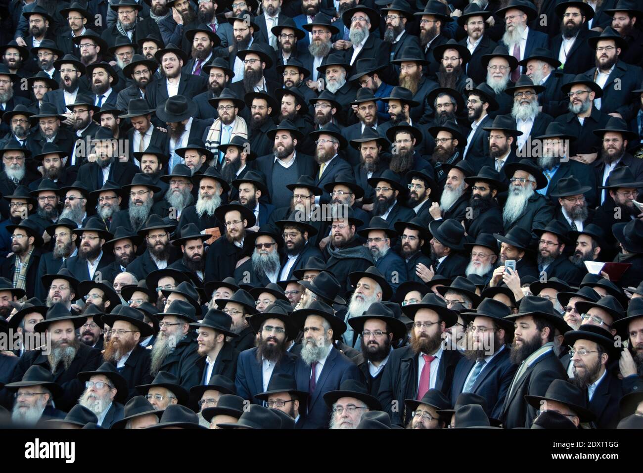 A group of Chabad Lubavitch emissaries from all over the world pose for ...