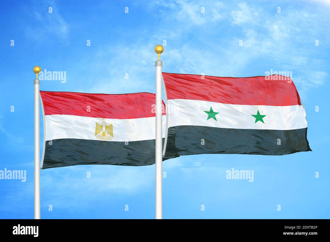 Egypt syria flag hi-res stock photography and images - Alamy