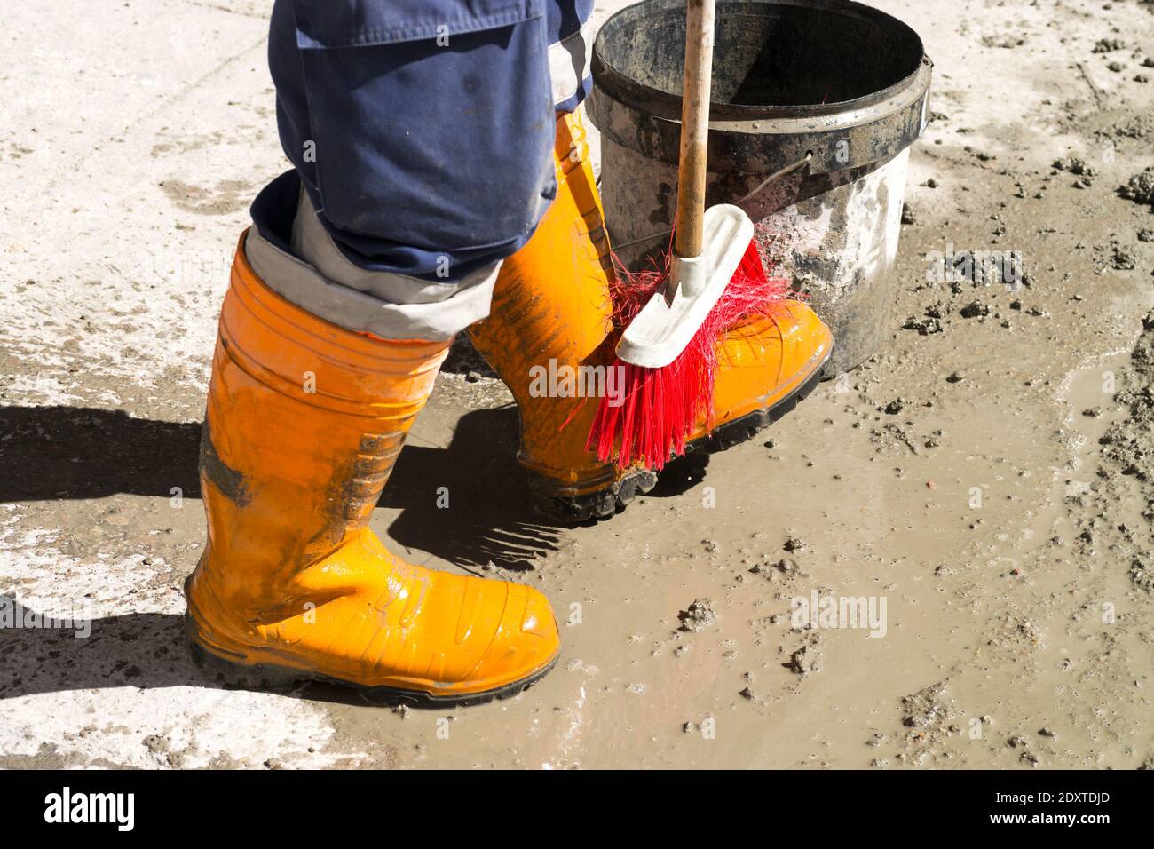 Rubber boot construction site hi-res stock photography and images - Alamy