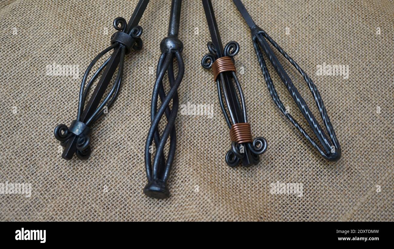 reconstructed viking norse seeress volva distaff seidr wands Stock ...