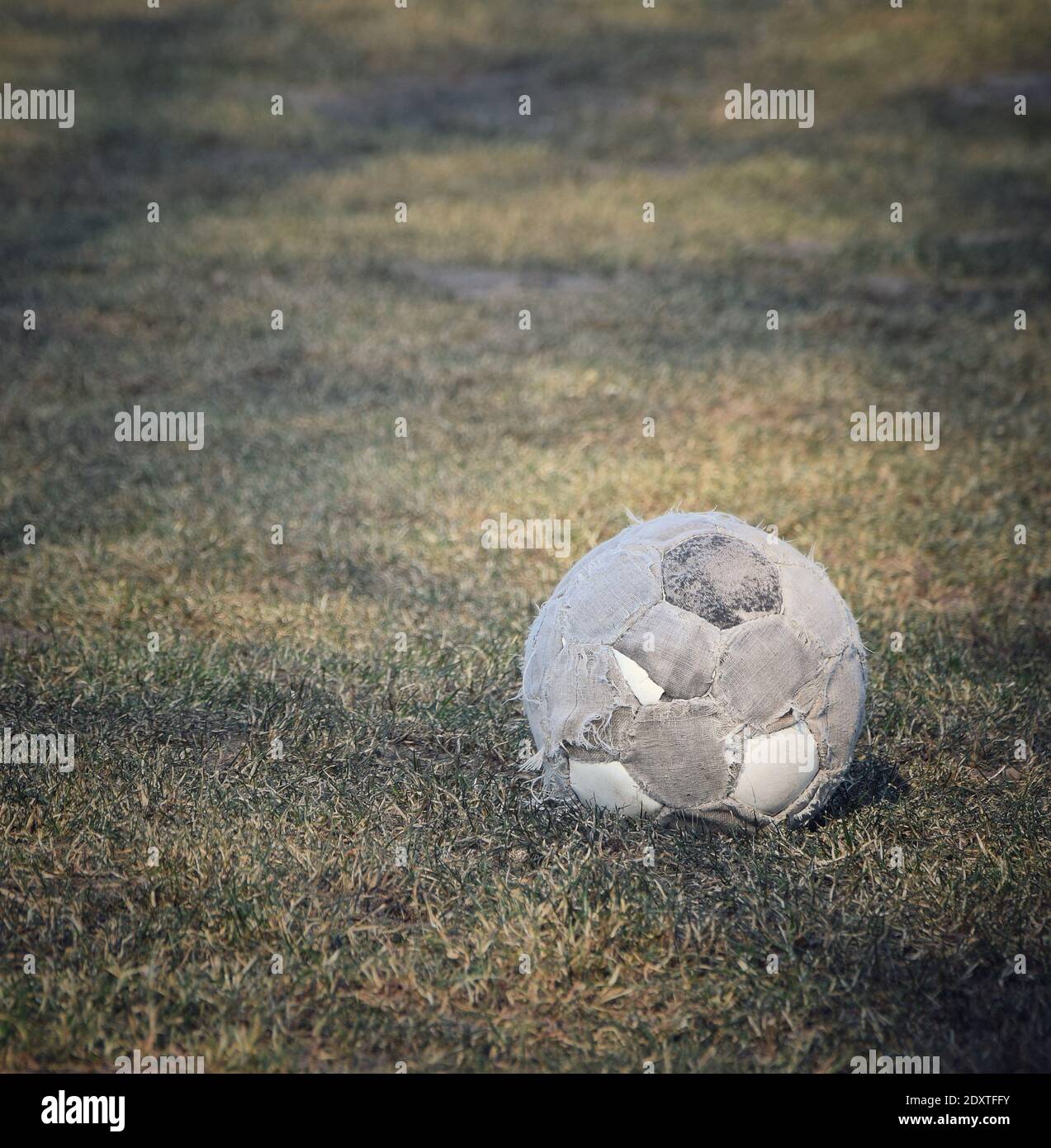 Torn up soccer ball hi-res stock photography and images - Alamy