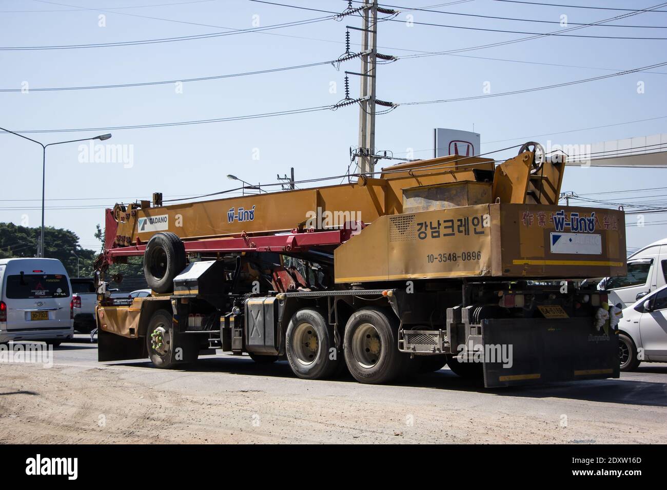 Tadano crane truck hi-res stock photography and images - Alamy