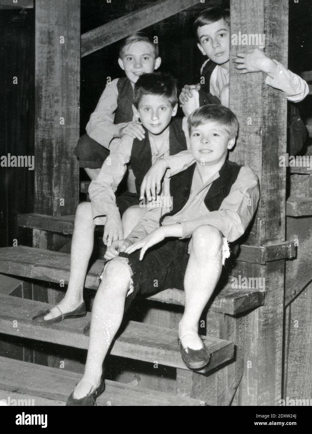 SMALL FACES Steve Marriott top left as a child stage actor Stock Photo ...