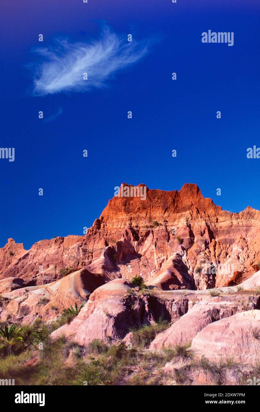 Sandstone Outcrops or Rock Formations of the La Cirque Rouge near ...