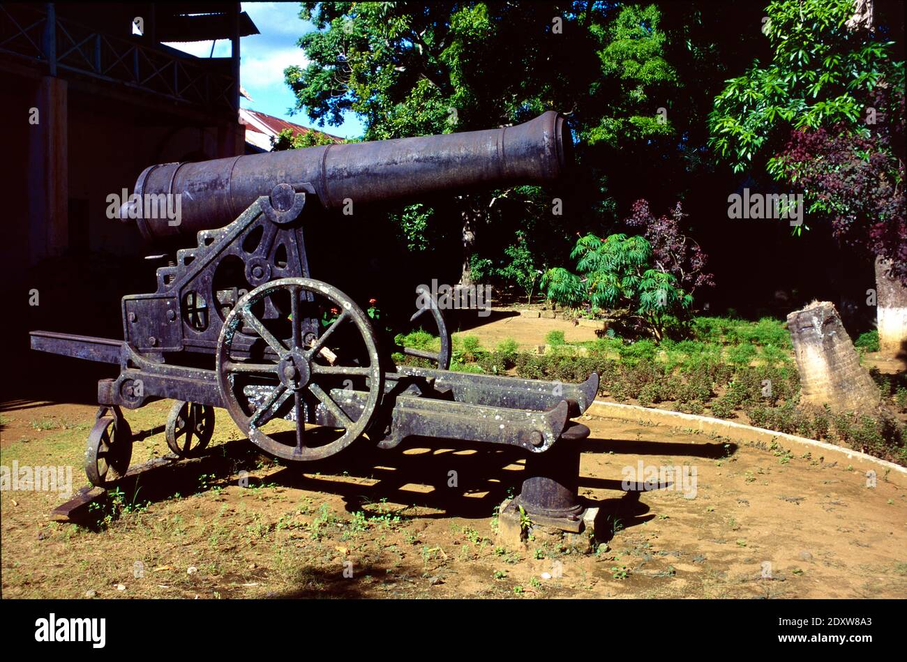 Old French Canon (1855) Outside the Former Prison Building in Hell ...