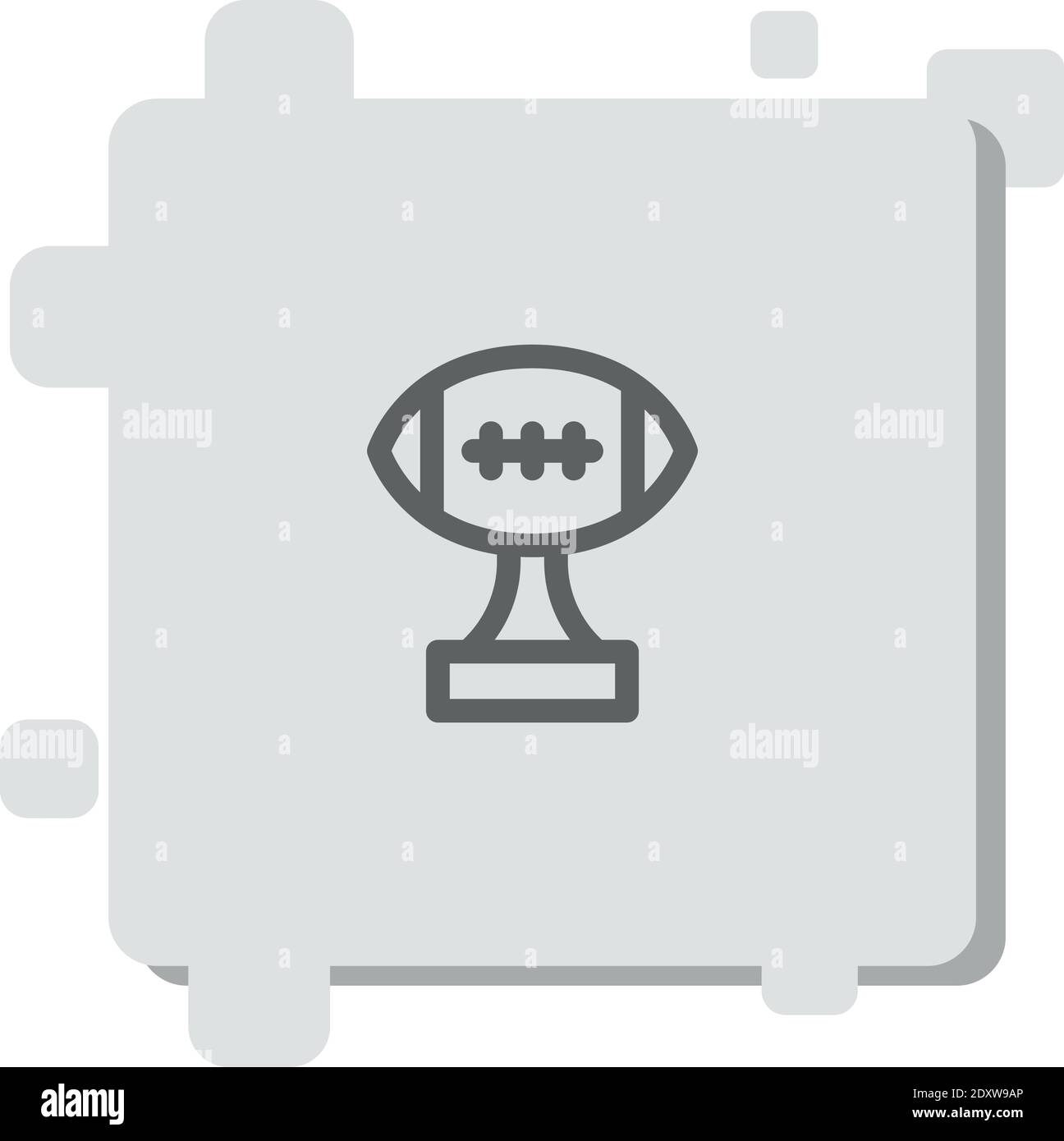 football trophy vector icon modern simple vector illustration Stock ...
