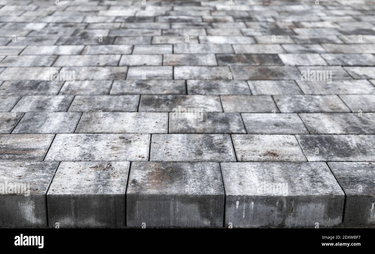 Paving slabs gray blocks hi-res stock photography and images - Alamy