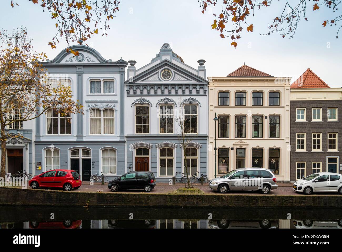 Building facades in the city of Gouda, Netherlands Stock Photo - Alamy