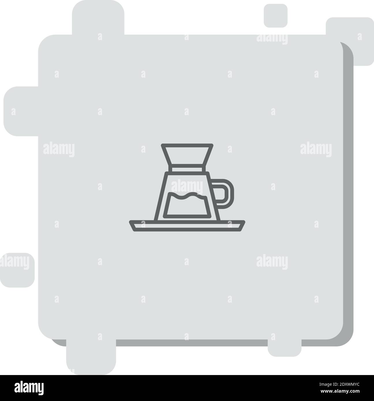 dripper vector icon modern simple vector illustration Stock Vector ...