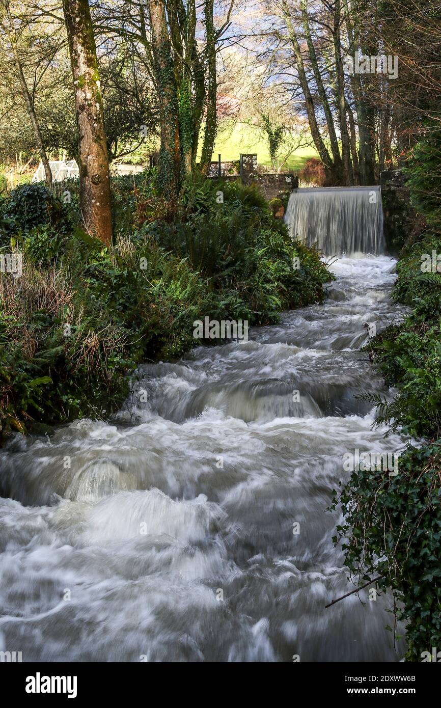 Flash flooding after heavy rain the the Wye Valley and Forest of Dean ...