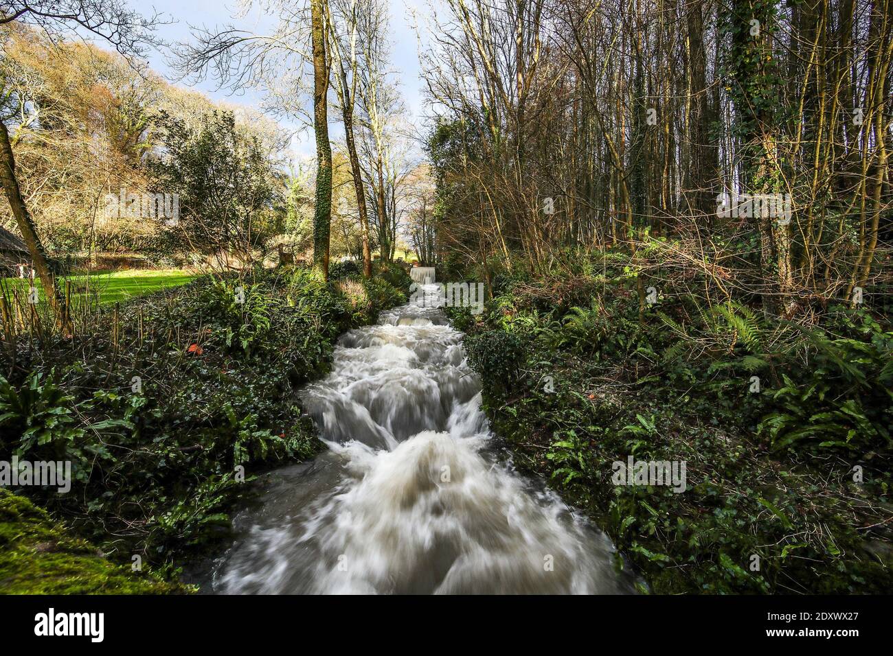 Flash flooding after heavy rain the the Wye Valley and Forest of Dean ...
