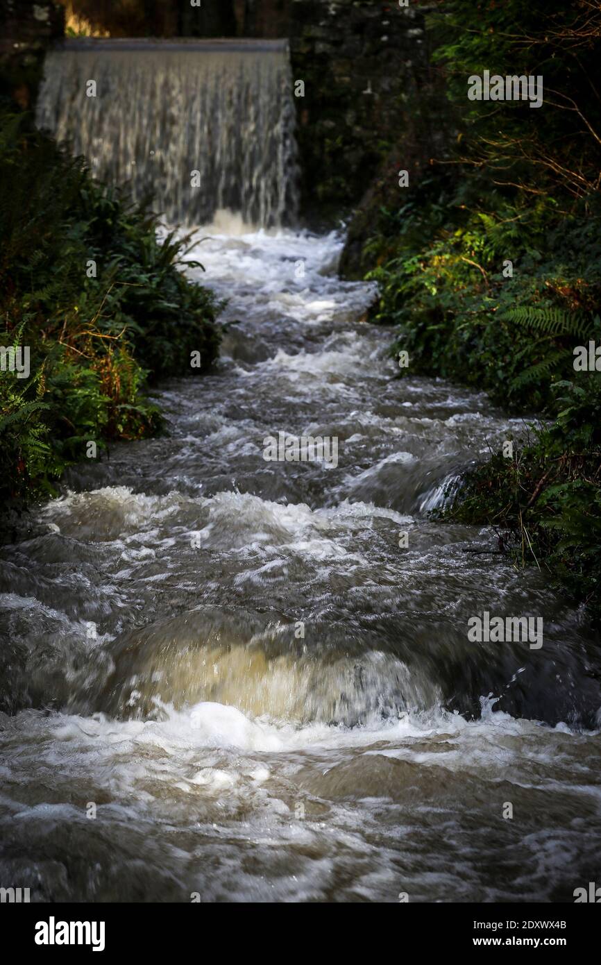 Flash flooding after heavy rain the the Wye Valley and Forest of Dean ...