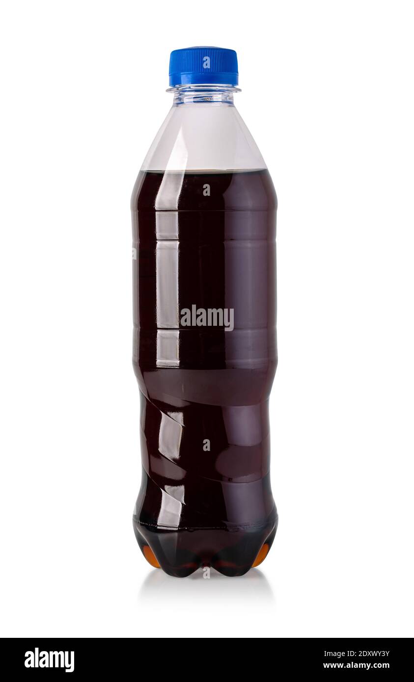 Cola bottle. Isolated on white background with clipping path Stock ...