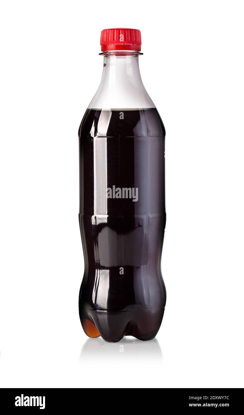 Cola bottle. Isolated on white background with clipping path Stock ...