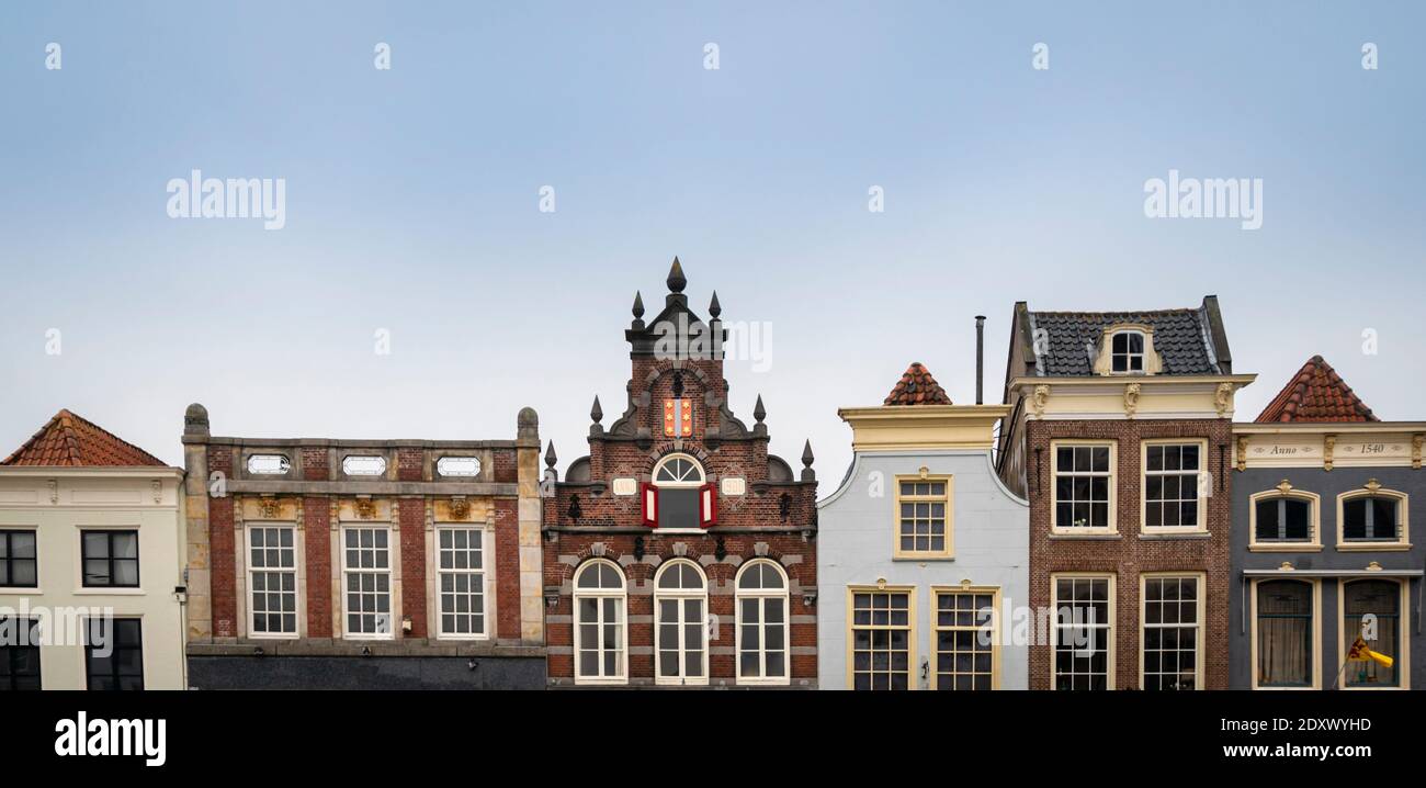 Building facades in the city of Gouda, Netherlands Stock Photo - Alamy