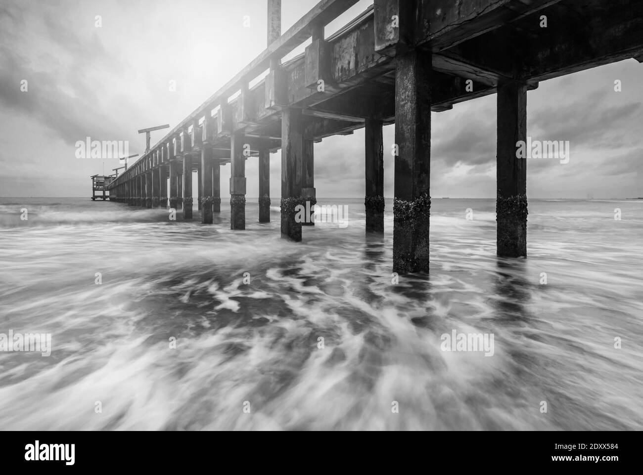 Slow Shutter Speed Black and White Stock Photos & Images - Alamy