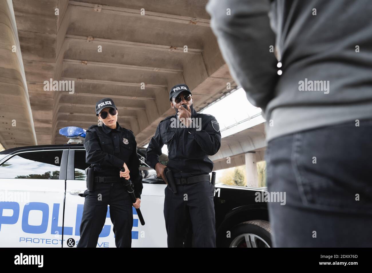 Police radio police car hi-res stock photography and images - Alamy