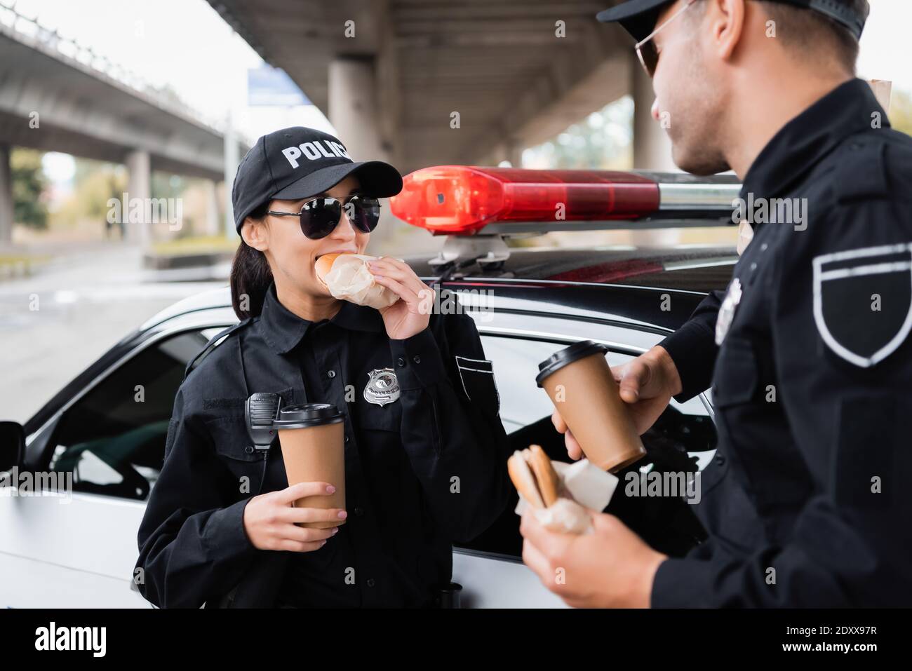 Police Eating