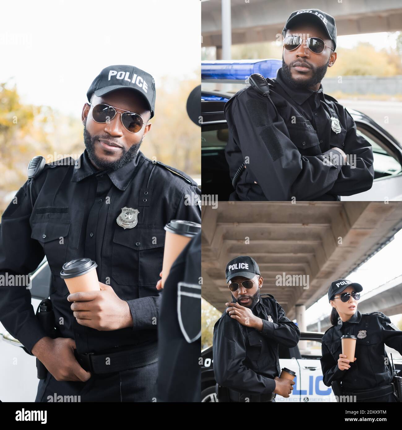 Leaning on police car hi-res stock photography and images - Alamy