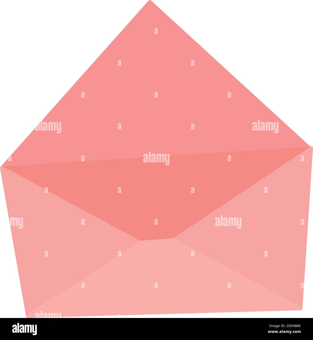 pink envelope on a white background Stock Vector Image & Art - Alamy