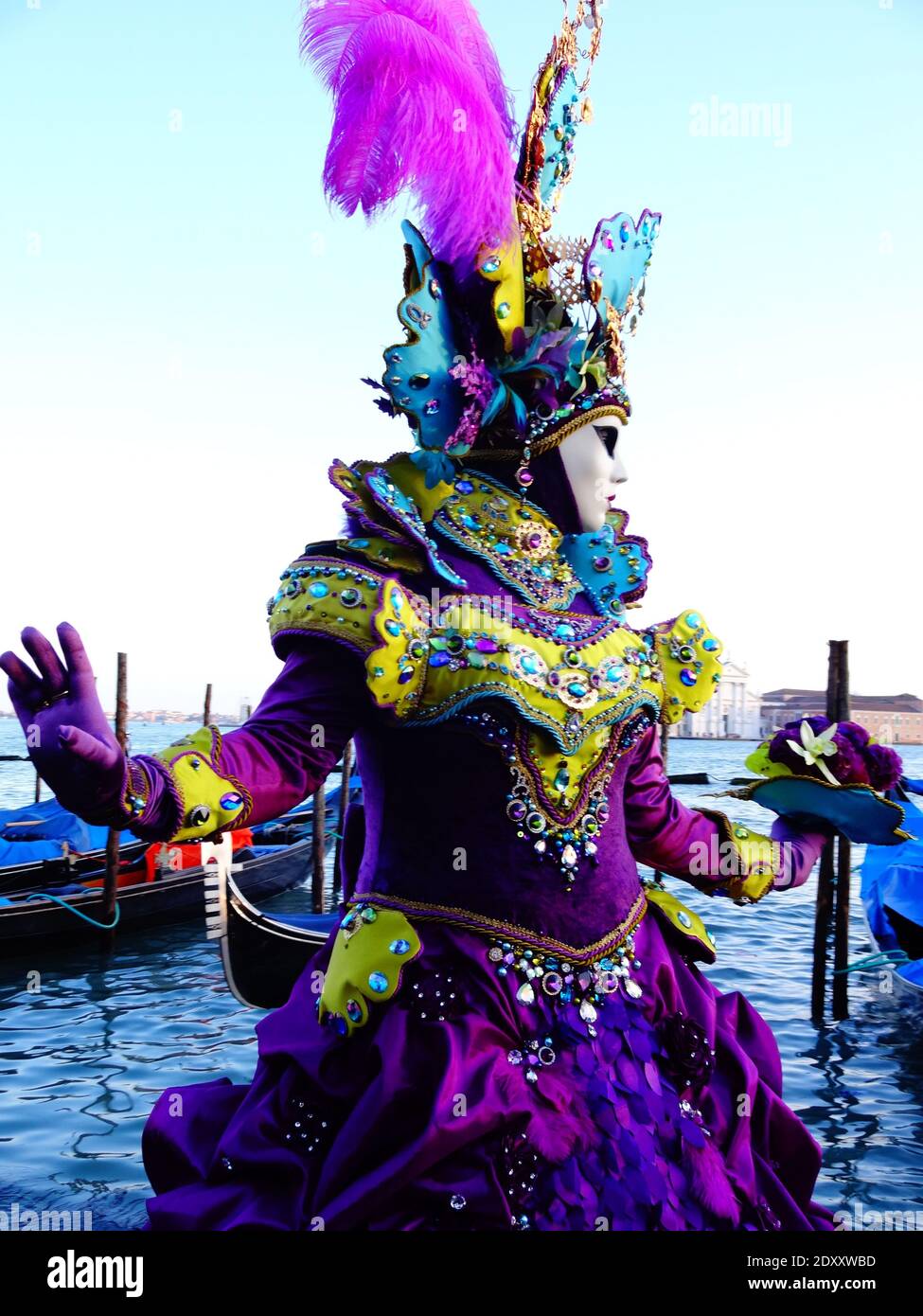 Mature woman in carnival costume hi-res stock photography and images ...